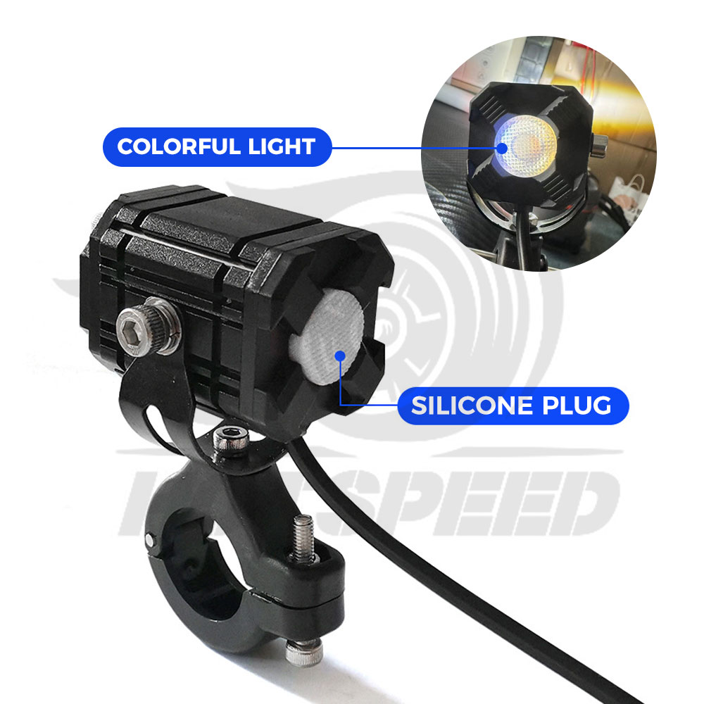 Hotspeed Mini Driving Light Flash 5 Mode Led Lights For Motorcycle