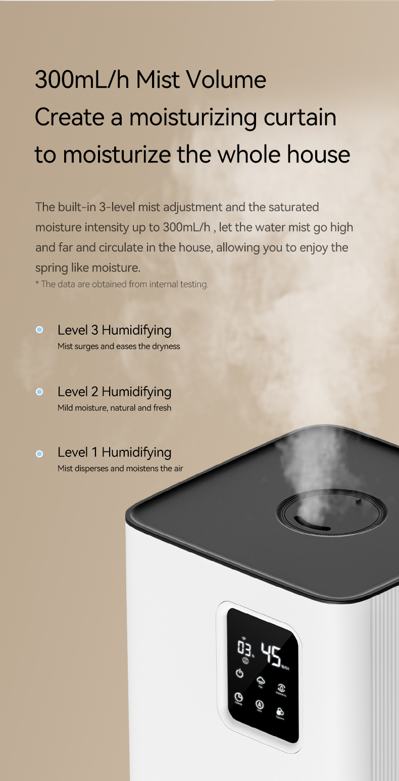 Deerma F951W Humidifier Intelligent Digital Display 12H Timing ...