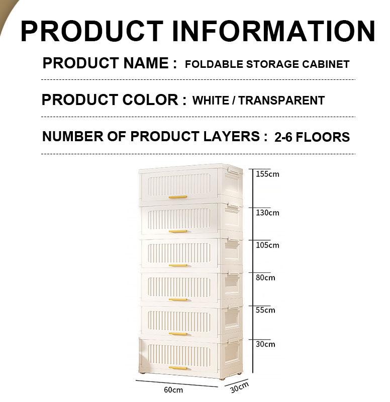 JT Storage Cabinet Drawer Flip Top Storage Box Plastic Wardrobe For ...