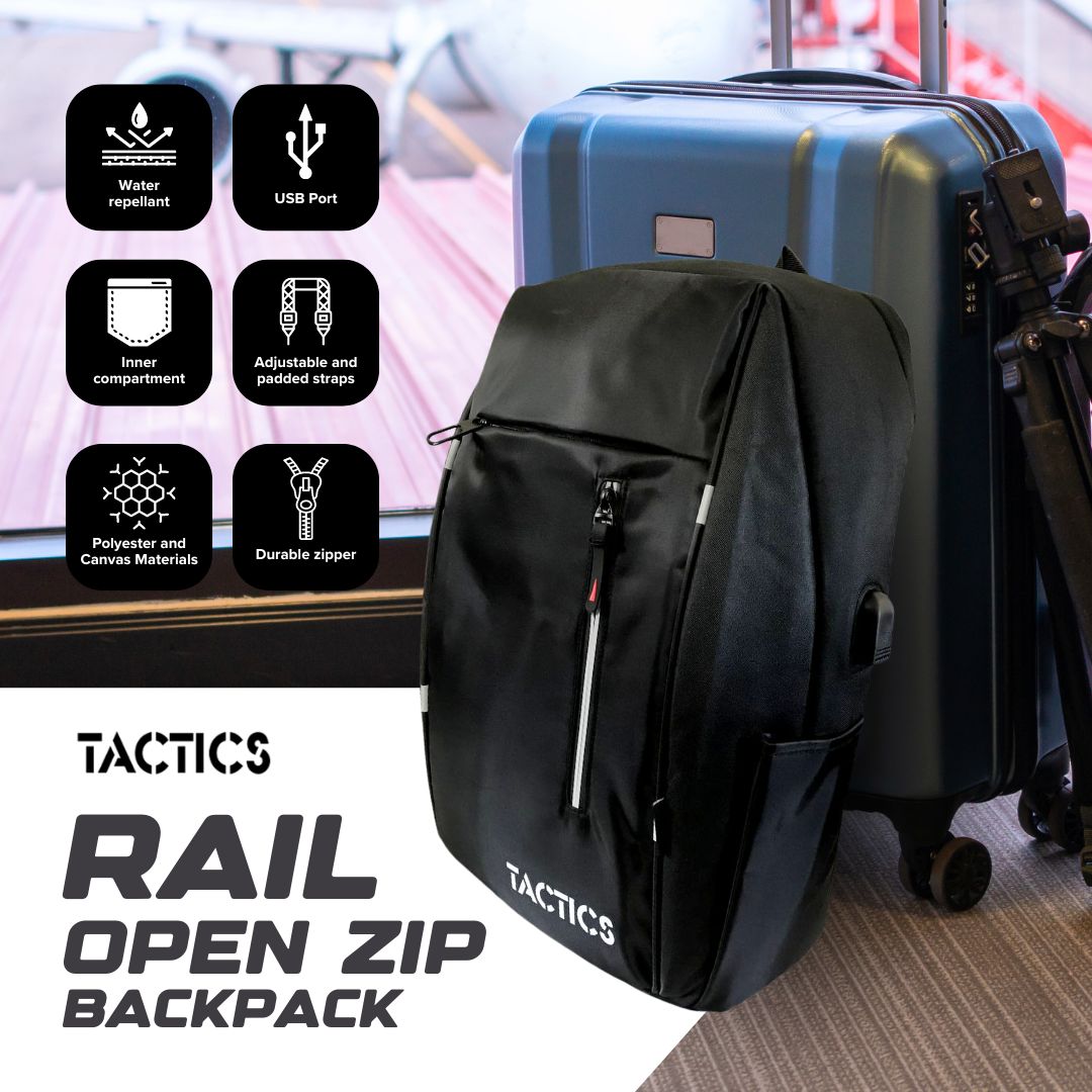 Tactics Rail 25L Openzip Backpack for Men Womens Backpack (E324 ...