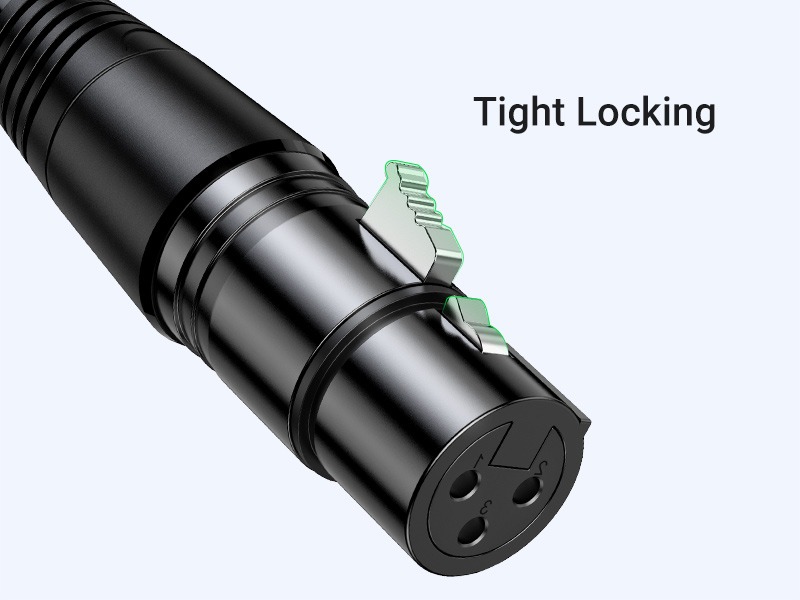 UGREEN XLR Male to Female 3 Pin Microphone Audio Extension Cable ...