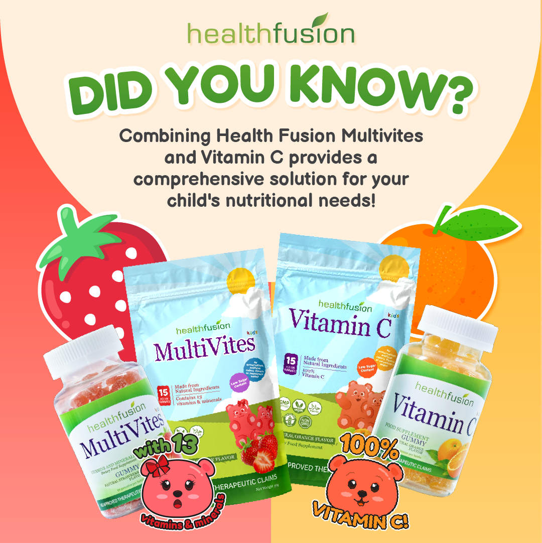 [HEALTH BOOST DUO] Health Fusion MultiVites 90s + Vitamin C 90s Gummy ...