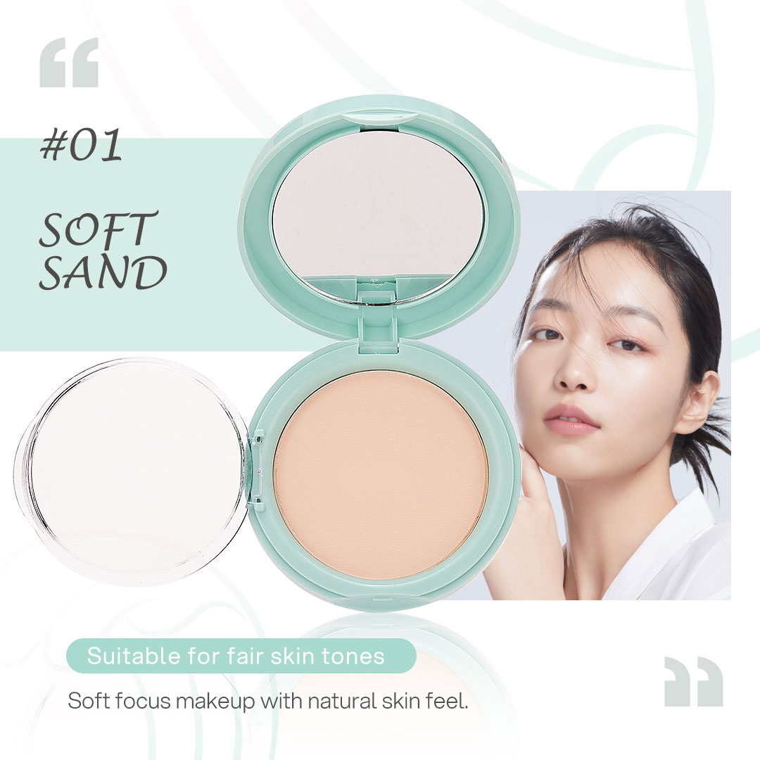 Ashley Shine Face Powder Cake Oil Control Powder Matte Long lasting 8g ...