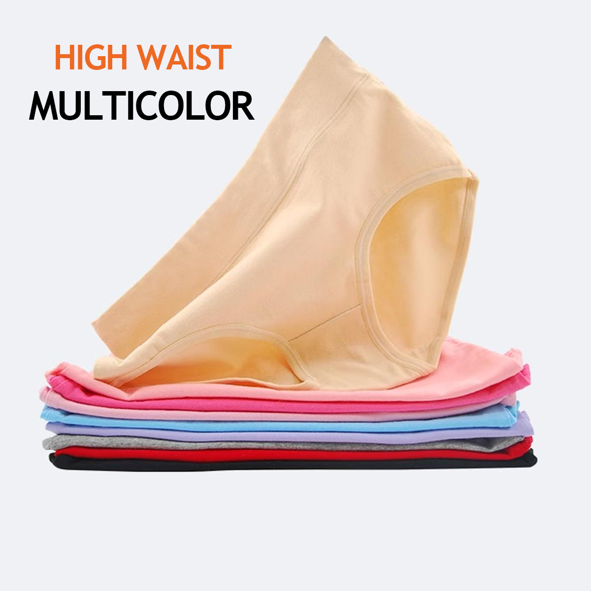 #6PCS Panties Cotton Waist Tummy Control Elastic Design Elastic Women's underwear | Shopee ...