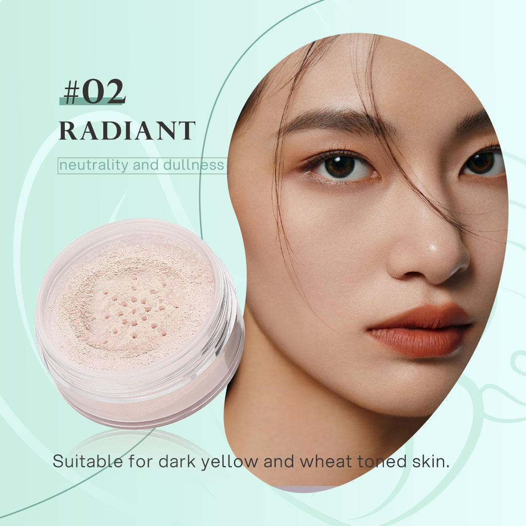 Ashley Shine Face Powder Matte Finish Oil-Control Long-lasting Smooth ...