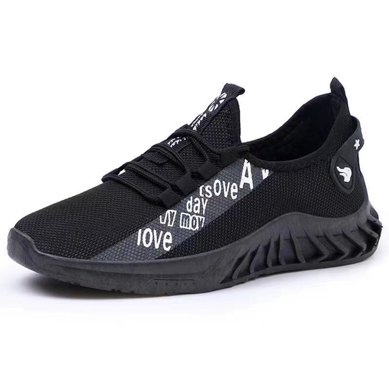 JEIKY Men's Mid-Cut LOVE Sneakers Korean Style Shoes #M504 (Standard ...