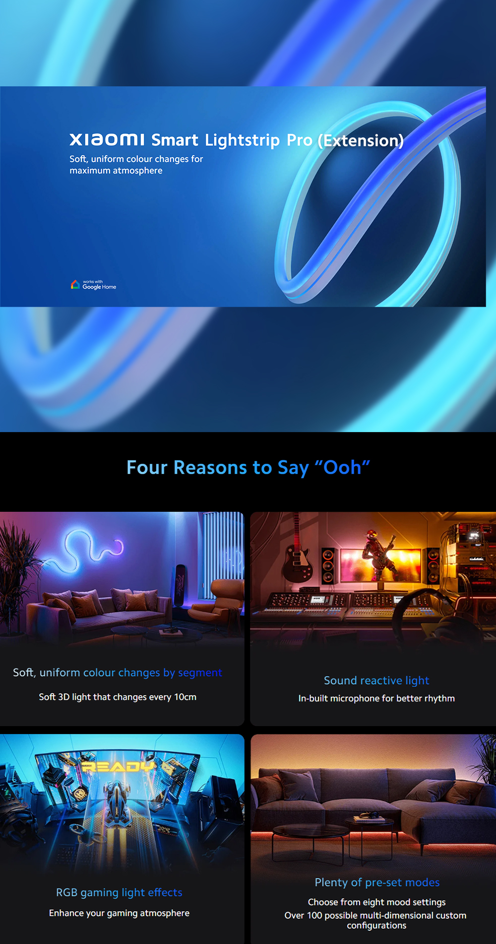 Xiaomi Smart Lightstrip Pro Extension | Shopee Philippines