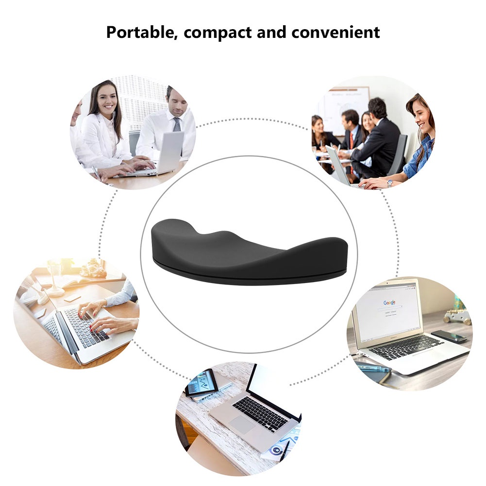 Ergonomic Mouse Palm Pad Wrist Rest Pad Comfortable Mouse Wrist Rest ...