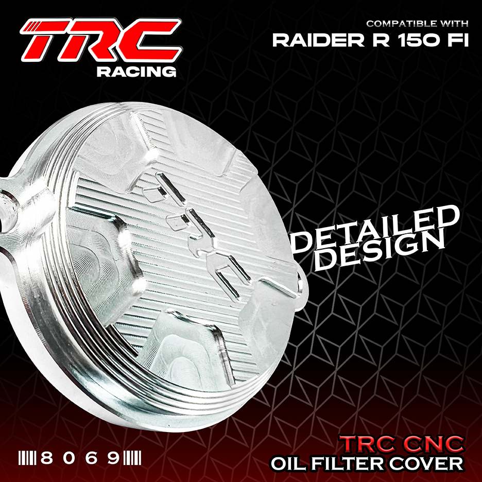 TRC Racing CNC OIL FILTER COVER for RAIDER R150 FI 8069 | Shopee ...