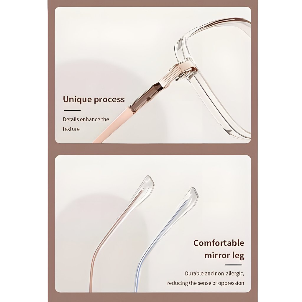 Photochromic Anti Radiation large frame Glasses Shades for Woman ...