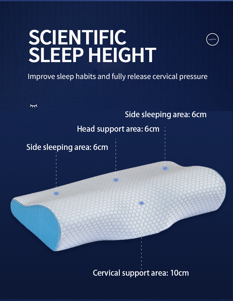 【Flagship pillow】Deep Sleep Memory Foam Pillow dual core memory foam ...