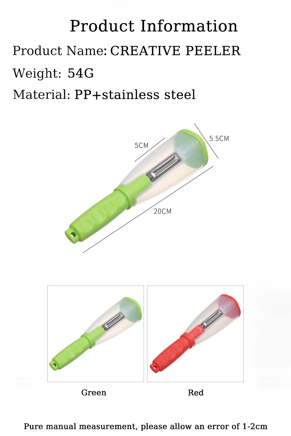 Stainless Steel Storage Type Creative Peeler With Garbage Container For ...