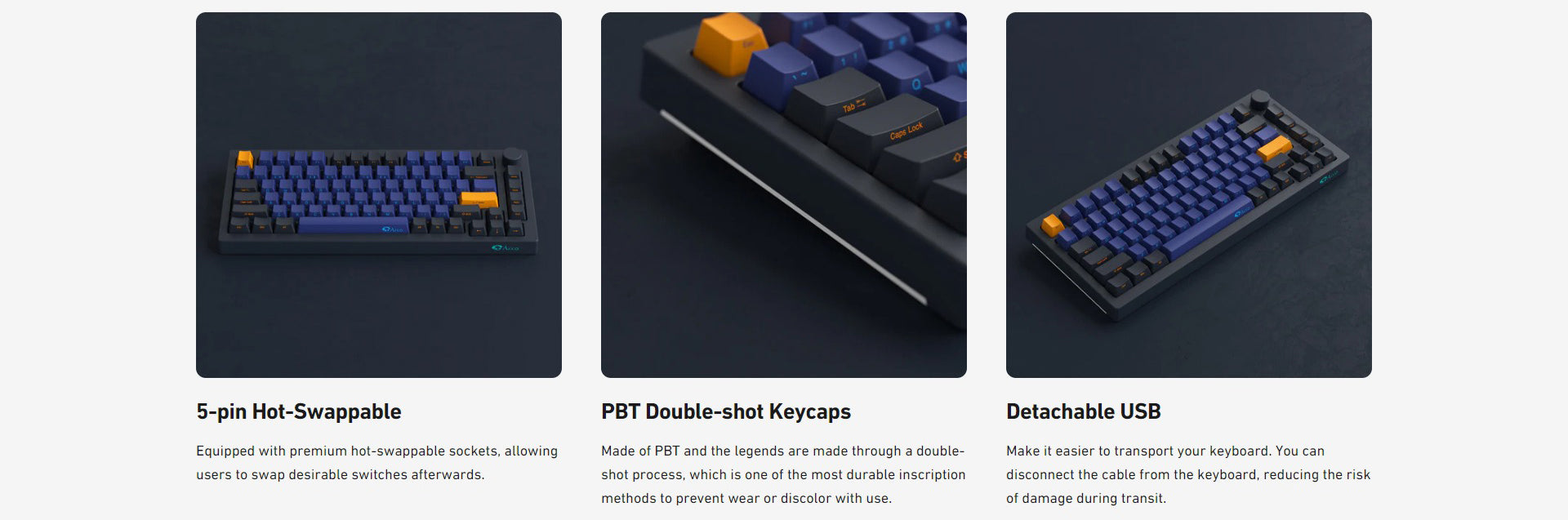 Akko Horizon SP 5075B Plus Multi-Mode RGB Hot-Swappable Mechanical Keyboard | Shopee Philippines