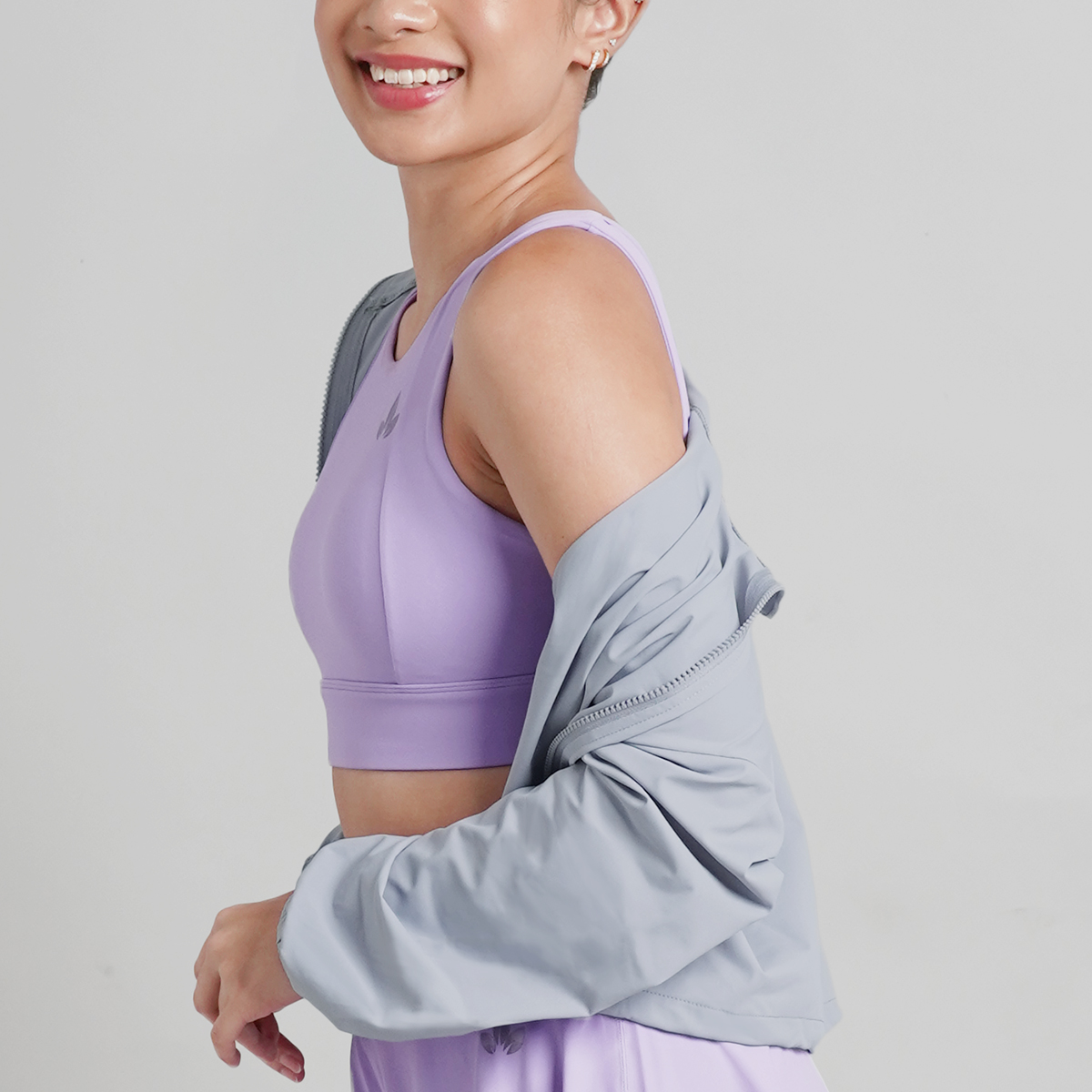 Lotus Activewear SPF 50+ UV Protection Pearl Cropped Parachute Jacket ...