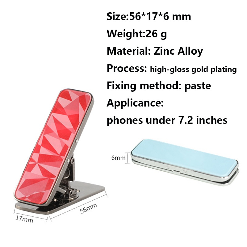 360° Rotating Multicolor Metal Mechanical Phone Holder Foldable Phone ...
