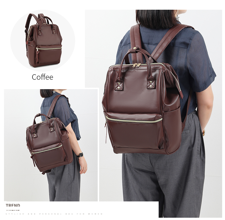 Original Leather Backpack For Women Waterproof Bag Authentic Bagpack ...