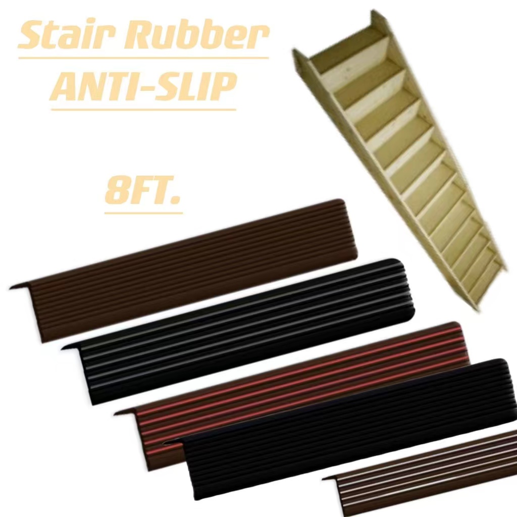 TAIWAN Rubble Stair Nosing 8 Feet(2.44M) Long L-type Stair Anti Slip ...