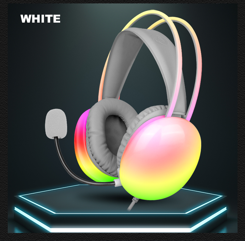 Inplay H20 RGB Wired Headset RGB Light Gaming Headset Headphones With Microphone For Pc Laptop ...