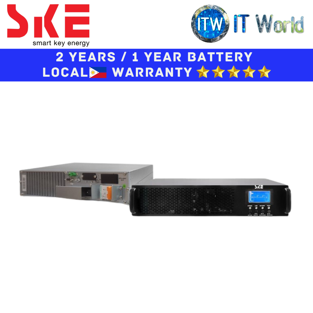 Itw | SKE UPS Power Supply UPS 6000VA-4800W, On-line Double Conversion, Rack Mount (GR11-6KS ...