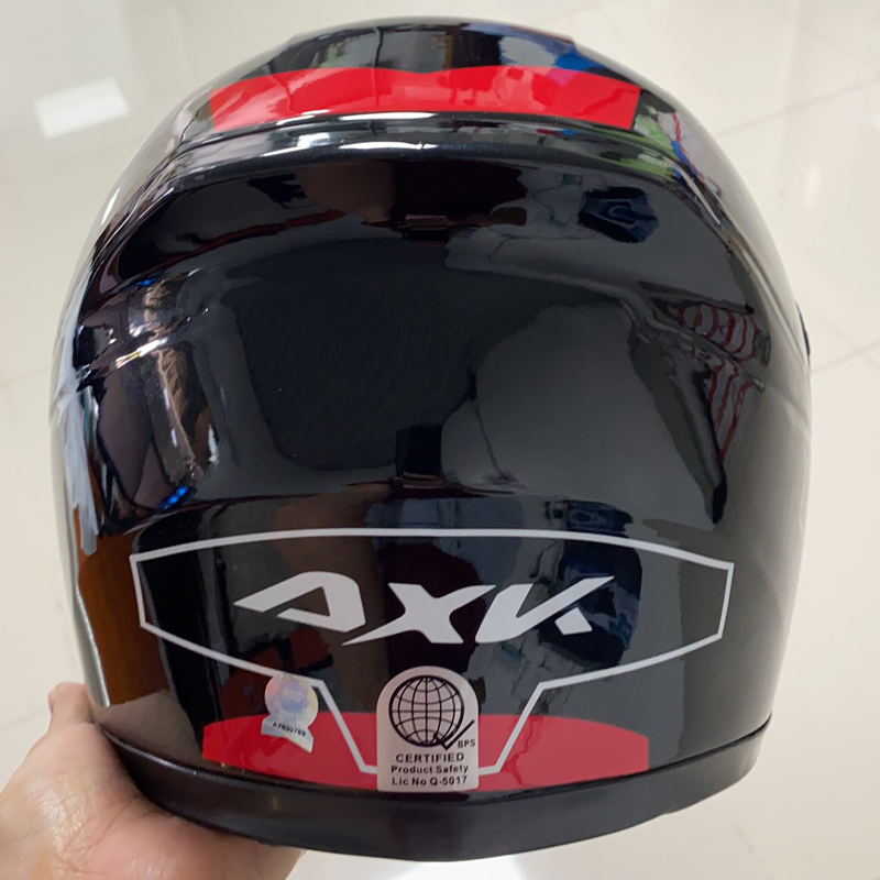 AXK/AKA 557 Double Miorr Motorcycle Full Face Helmet with ICC | Shopee ...