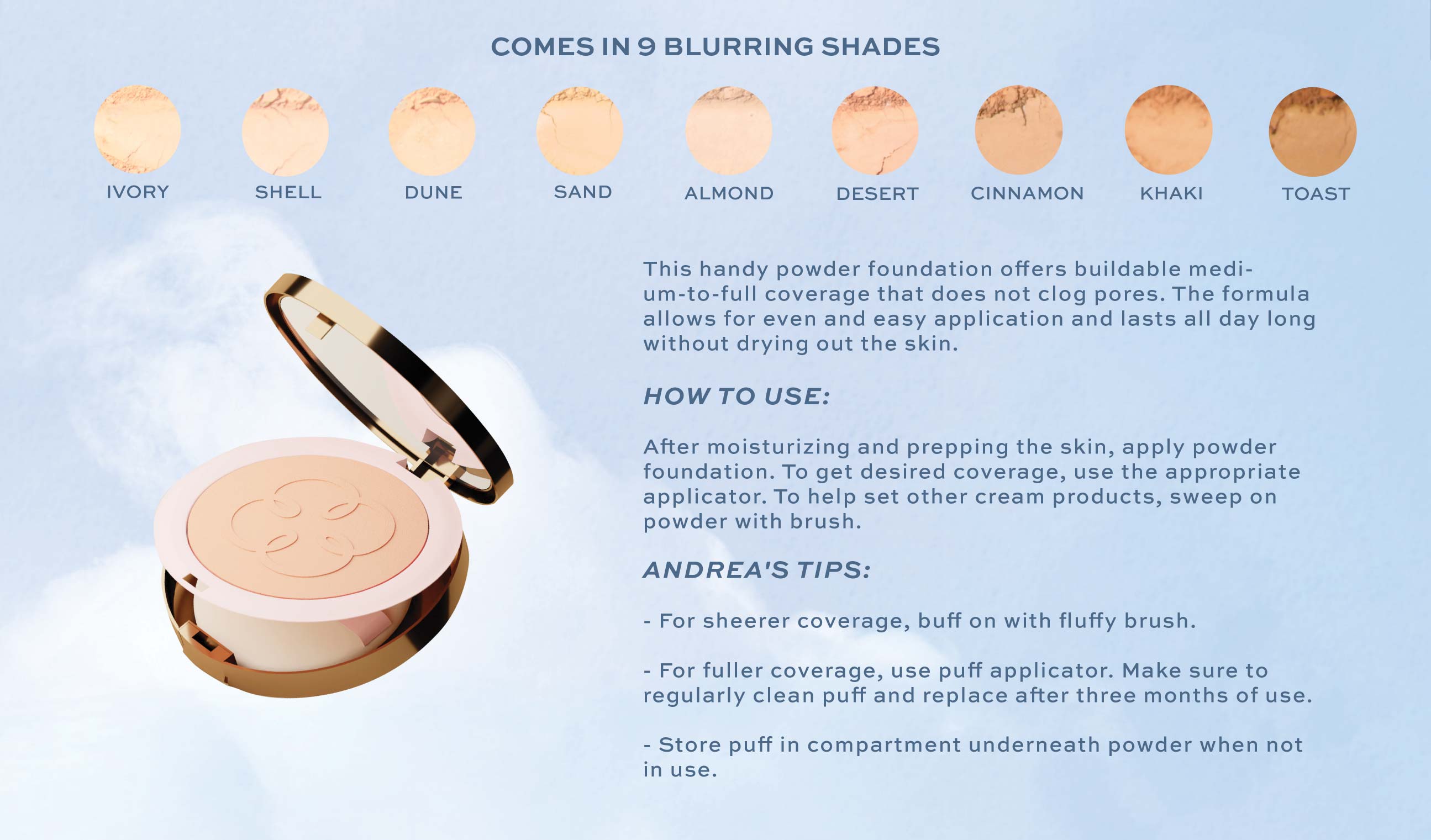 Lucky Beauty Skin Blur Powder Foundation | Eve's Shoppe