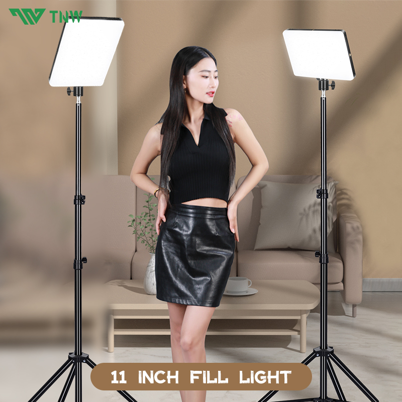 TNW 11 inch LED Video Panel Light Photography Lamp Studio Lighting With ...
