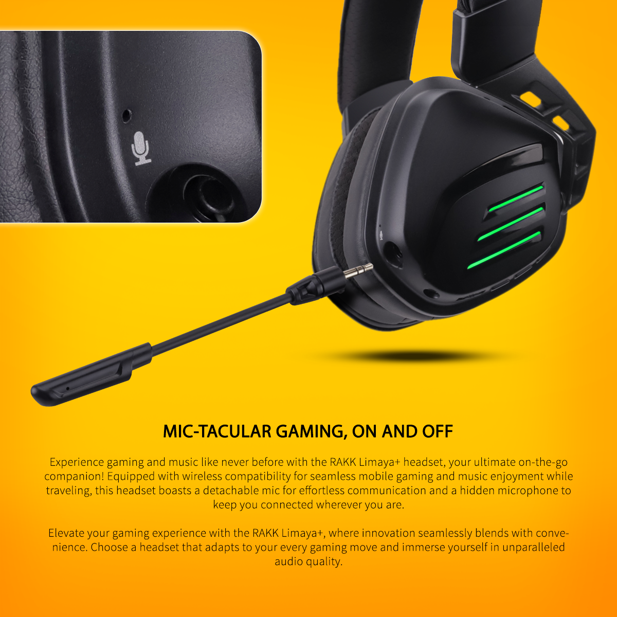 EasyPC | RAKK LIMAYA/ LIMAYA + Trimode RGB Gaming Wireless Headset ...