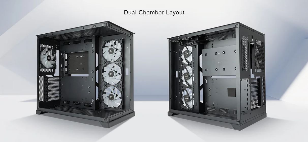 Tecware VXL EVO ATX - 3x 120mm (Rev) Fans + 120mm Omni link aRGB fans ...