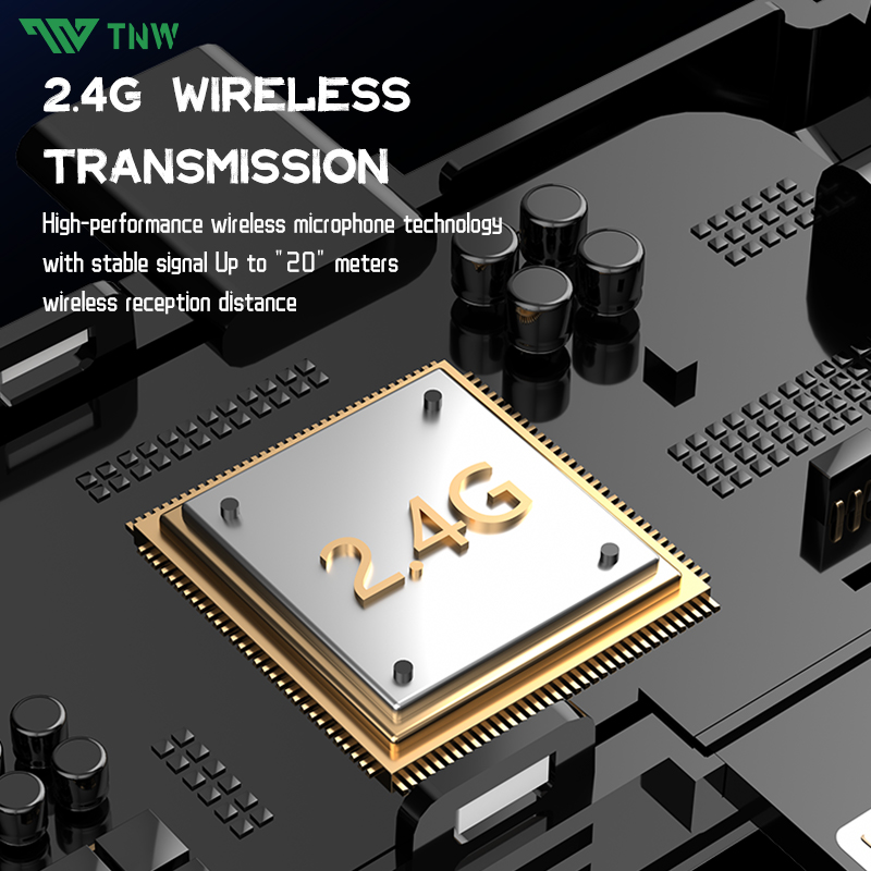 TNW Y12 Wireless Lavalier Microphone 3 in 1 with Noise Reduction ...