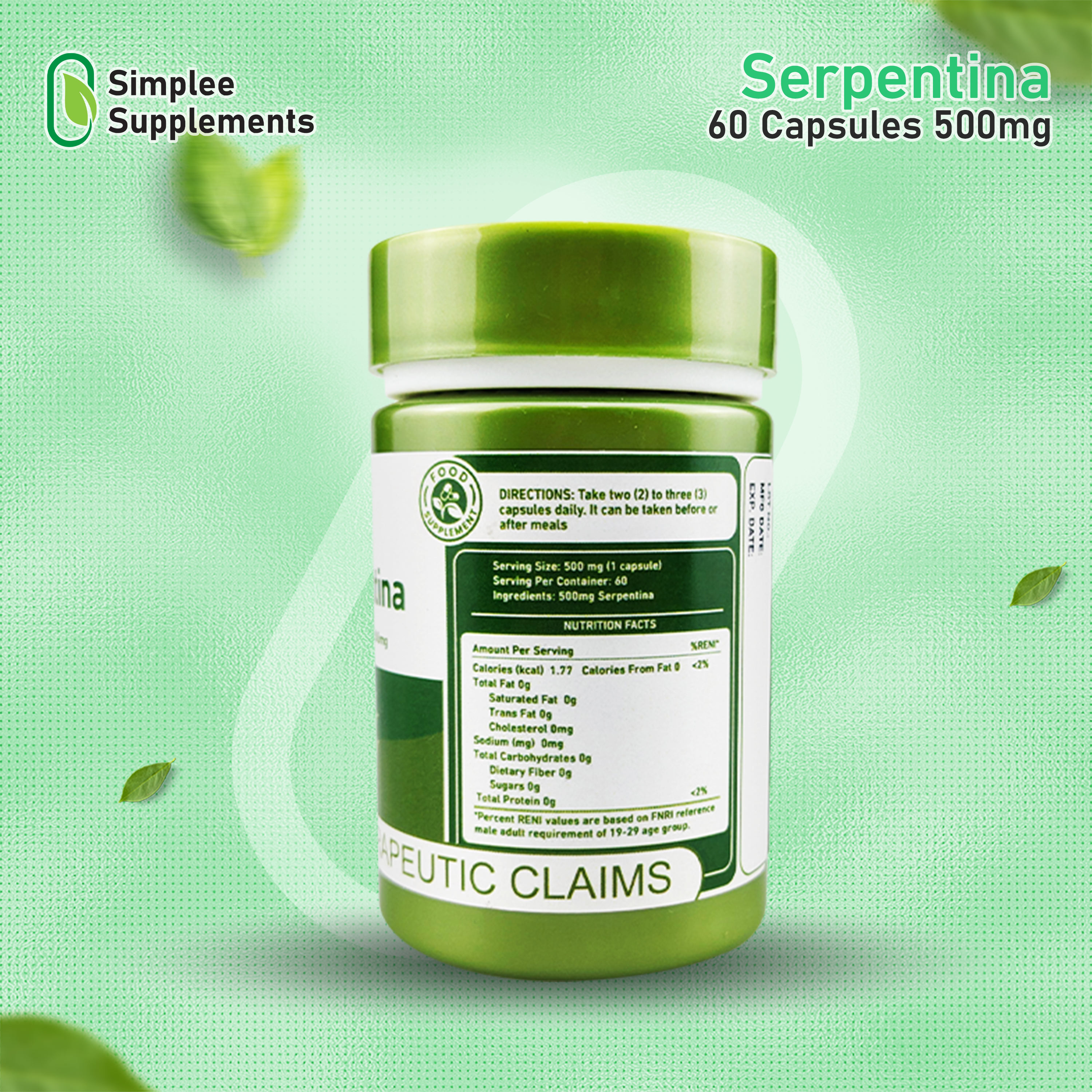 Simplee Serpentina Capsule Supplement | Shopee Philippines