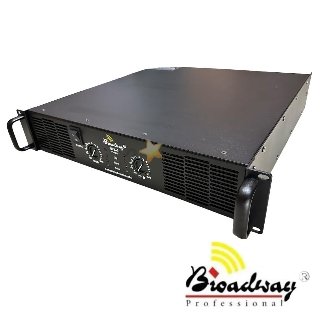 Broadway NVX-5 500W X 2 Power Amplifier RMS power | Shopee Philippines