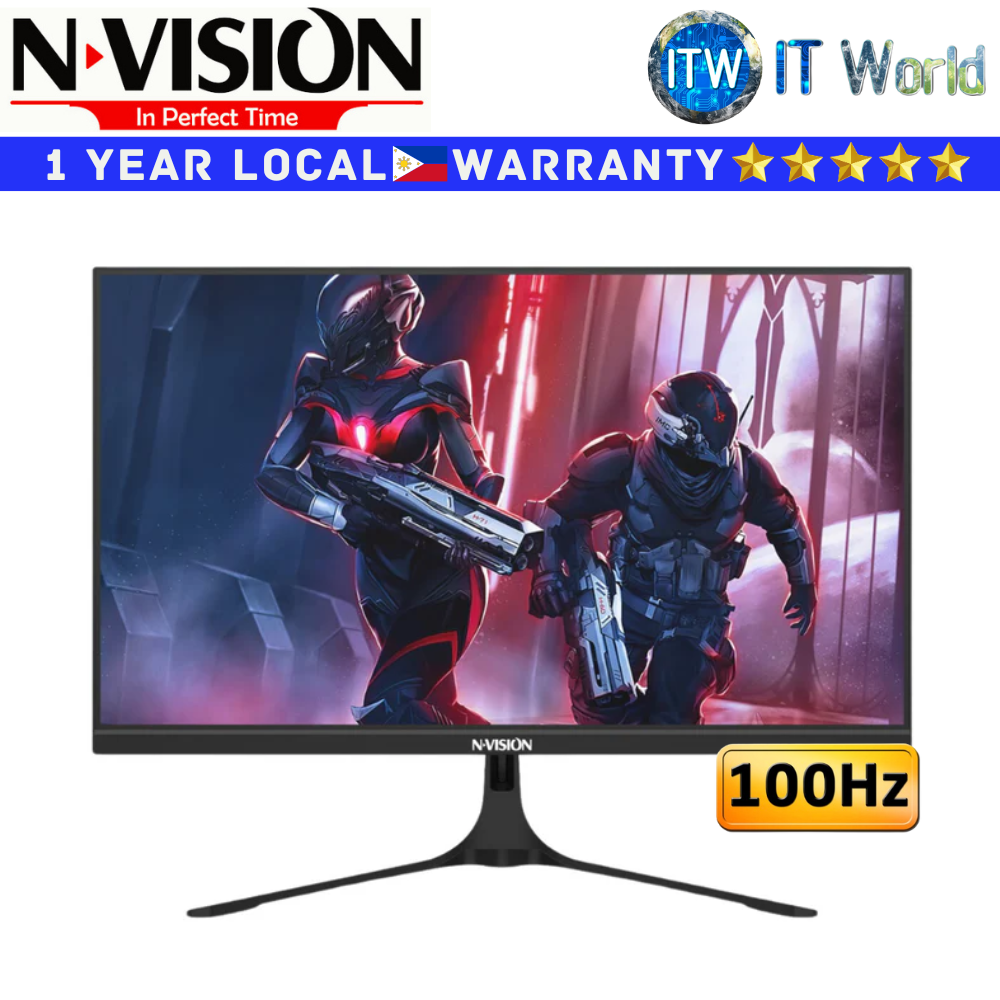 Nvision Monitor N2755 Pro Black 27" 100Hz / 1920 x 1080 FHD / IPS / 5ms ...
