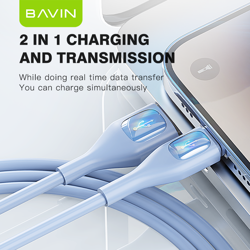 BAVIN CB285 Candy Series PD 60W/30W/18W/12W 1.2m Fast Charging Cable ...