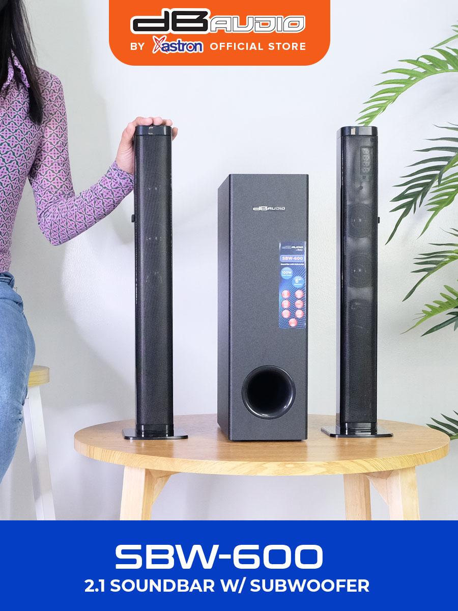 DB Audio by Astron SBW600 2.1 Sound Bar Speaker - Bluetooth | 6 ...