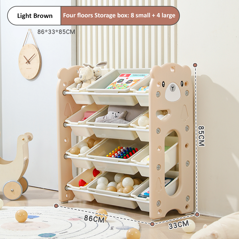 4 layer Toys storage rack for kids toy shelves toy organizer toy for ...