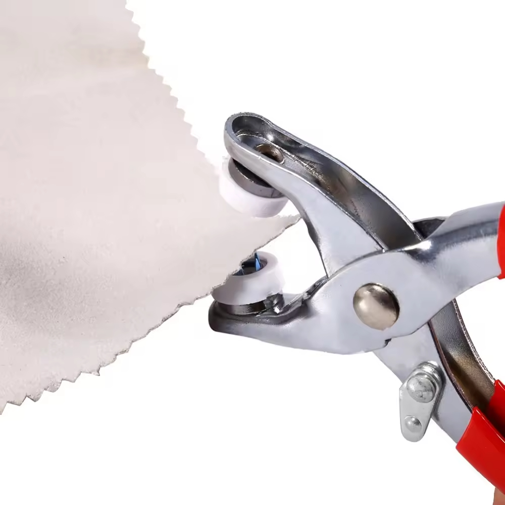 Duty Snap Button Plier Set with Metal and Plastic Snap Buttons Eyelet ...