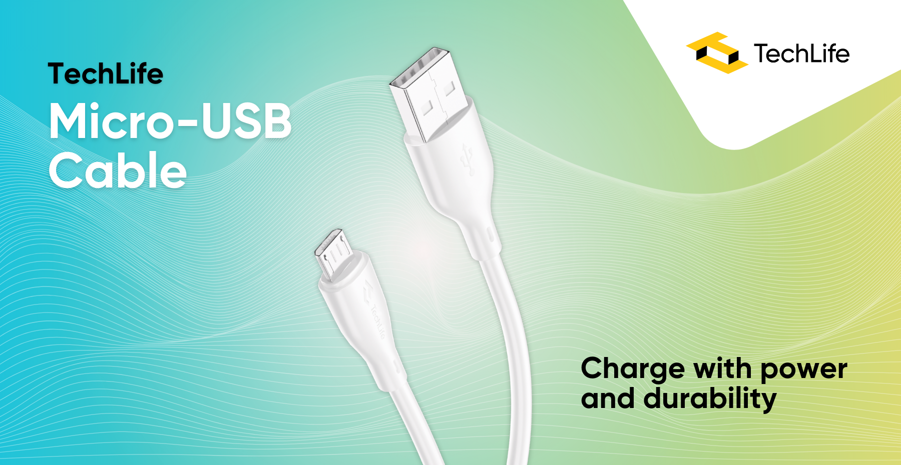 TechLife Micro-USB Cable | Supports Fast Charging Protocols | 3A Fast ...