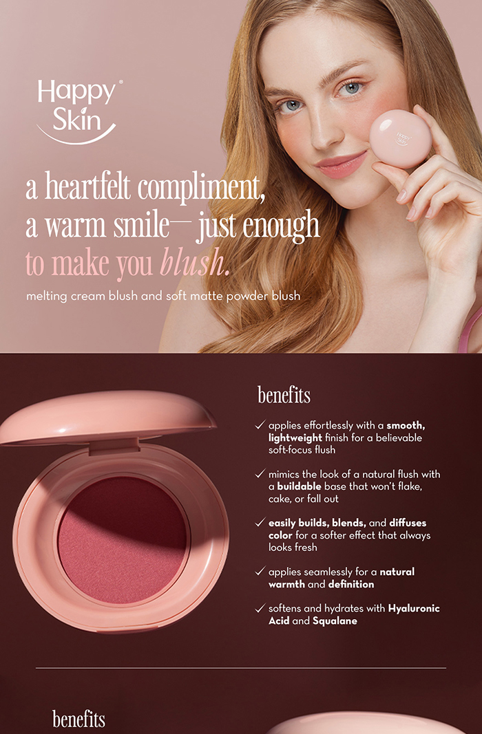 Happy Skin Second Skin Melting Cream Blush | Shopee Philippines