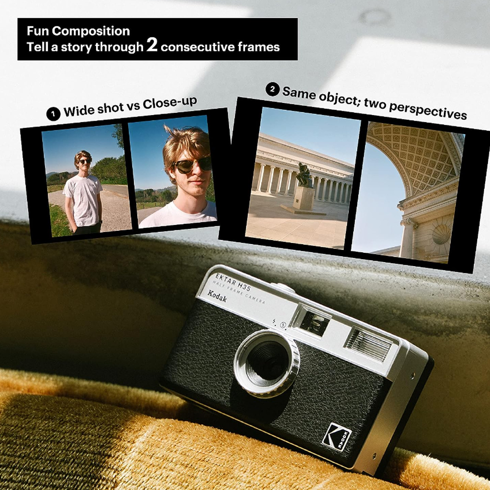 KODAK EKTAR H35 Reusable Half Frame Film Camera 135 35mm Analog with ...