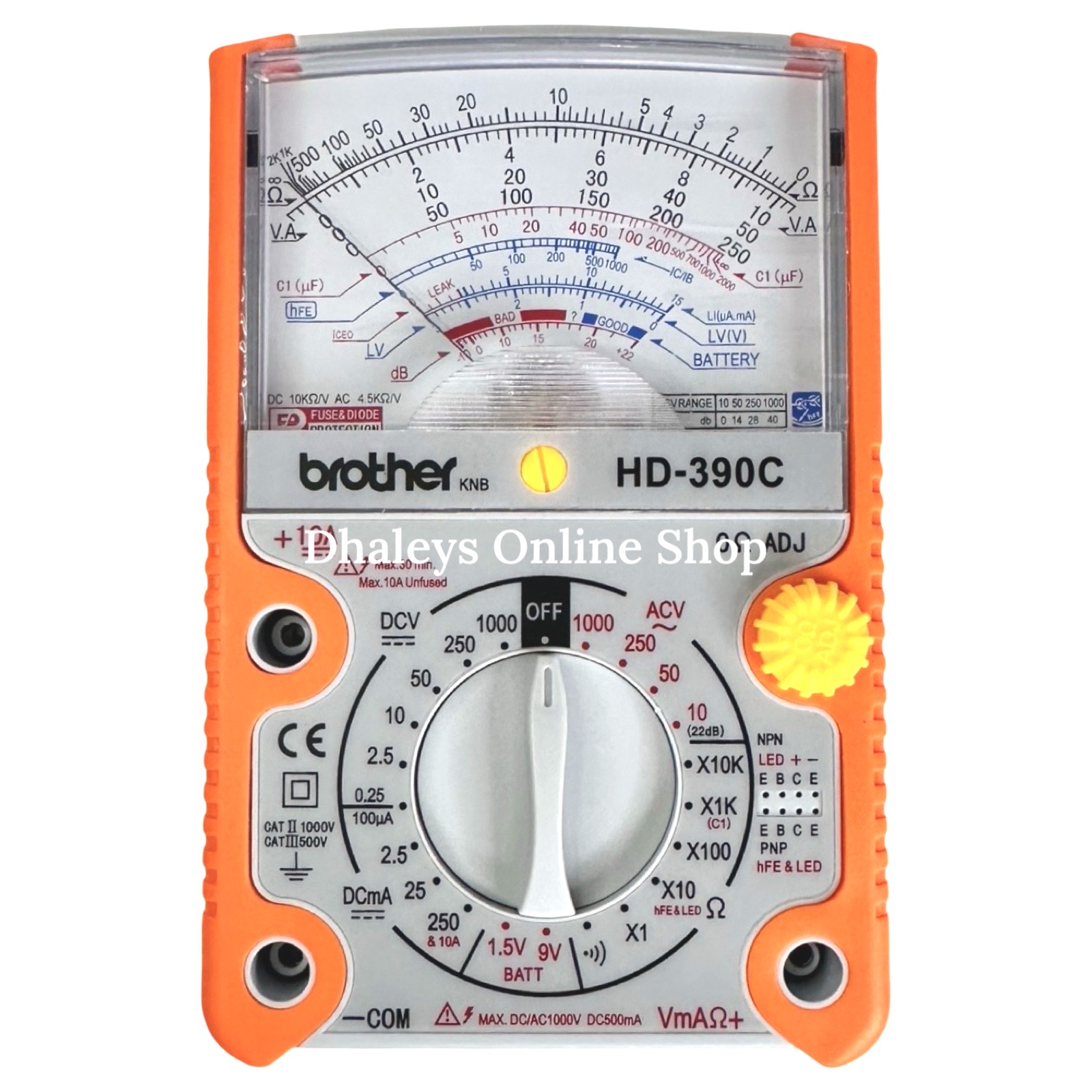 Brother Tester HD-390C Analog Multimeter Analog tester Multitester ...