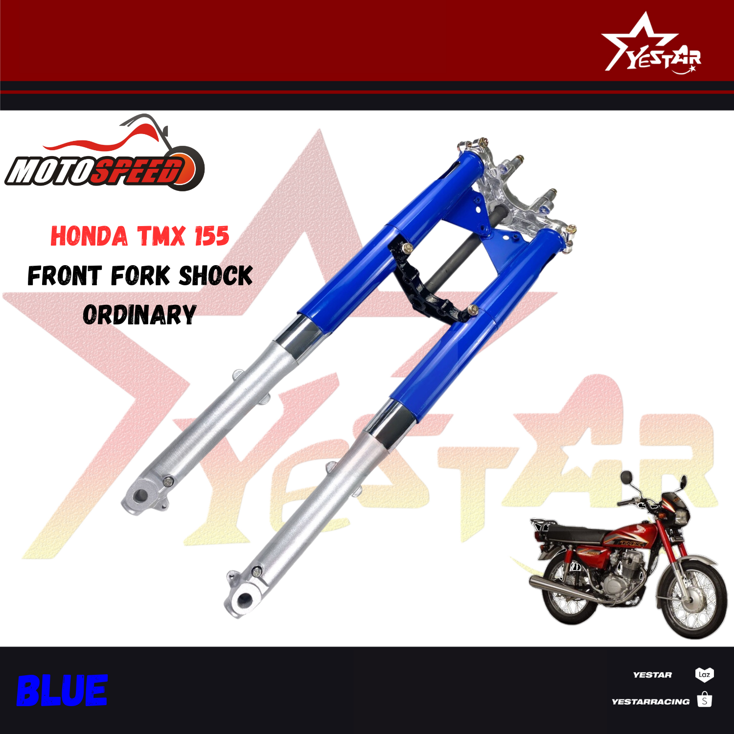 Yestar Racing 1 Set Honda TMX Front shock T POST assembly Motorcycle ...