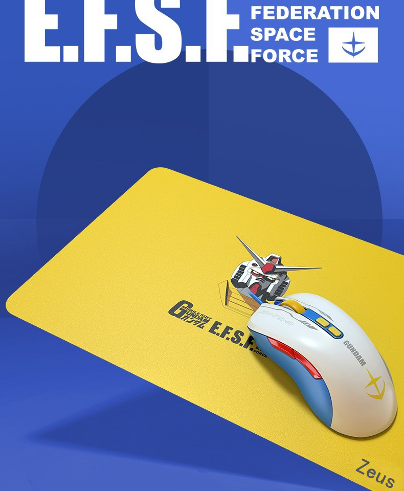 Zeus X Gundam Mouse 7-button Wired Gaming Mouse RGB Backlight ...