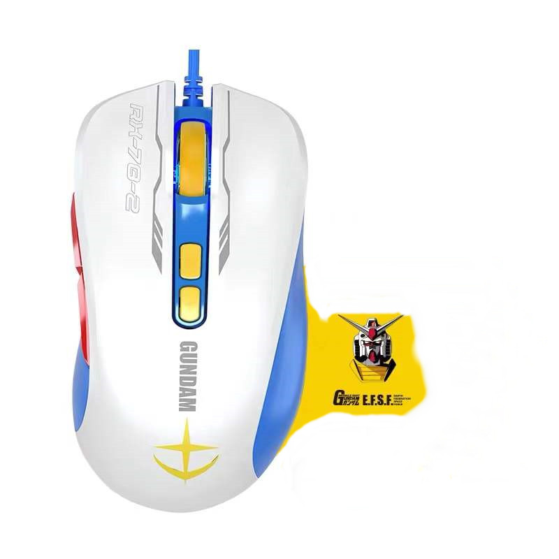 Zeus X Gundam Mouse 7-button Wired Gaming Mouse RGB Backlight ...
