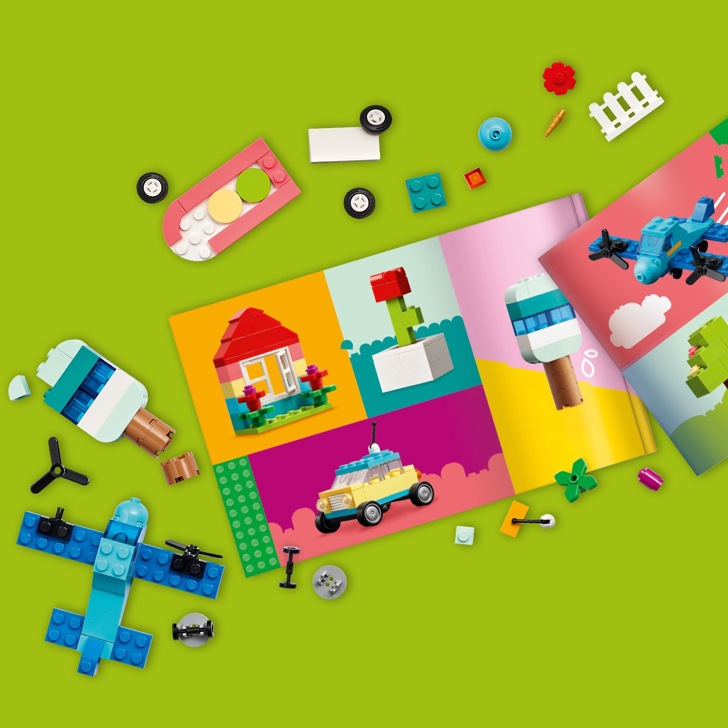 LEGO Classic 11038 Vibrant Creative Brick Box (850 Pieces) | Shopee ...