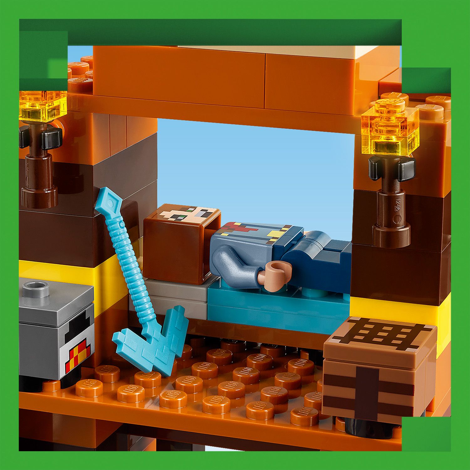 LEGO Minecraft 21263 The Badlands Mineshaft (538 Pieces) | Shopee ...