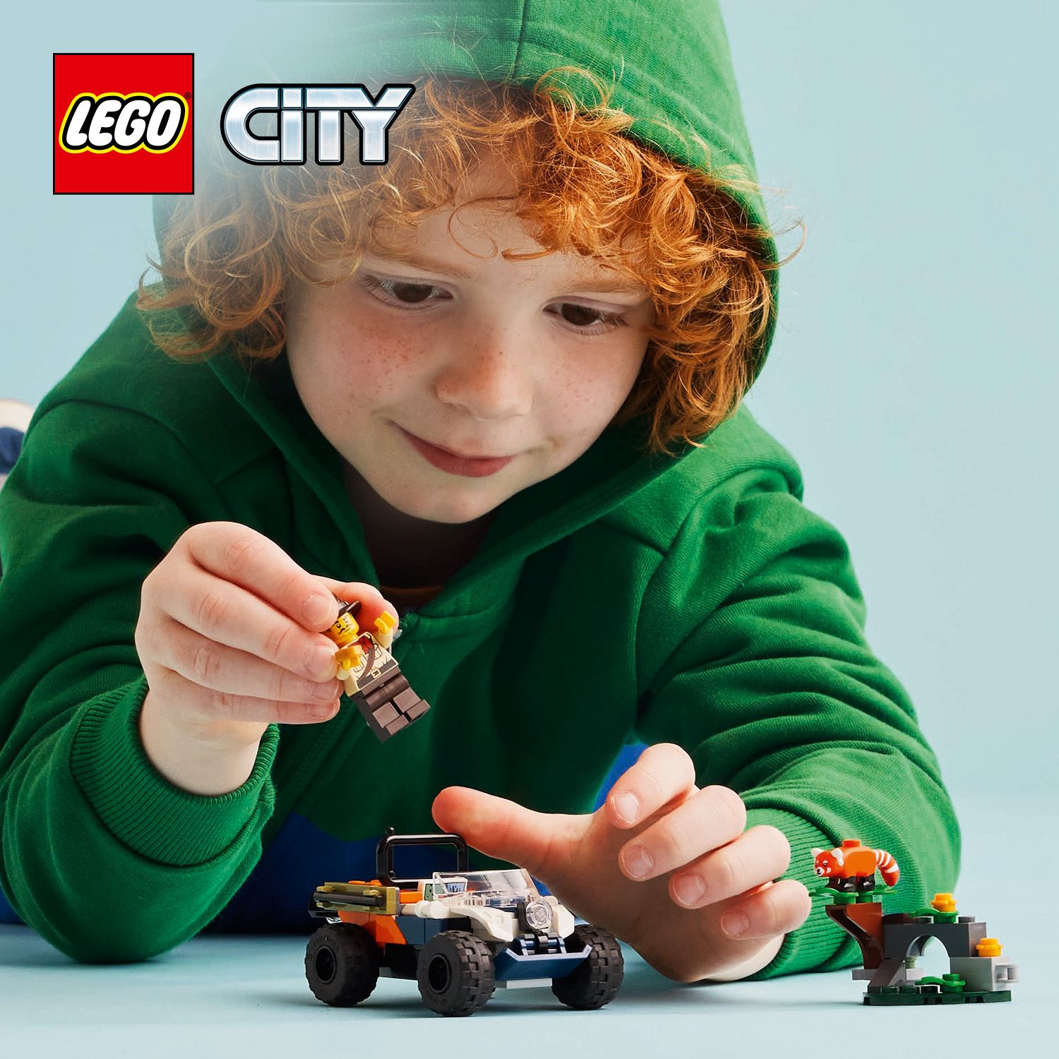 LEGO City 60424 Jungle Explorer ATV Red Panda Mission (92 Pieces ...