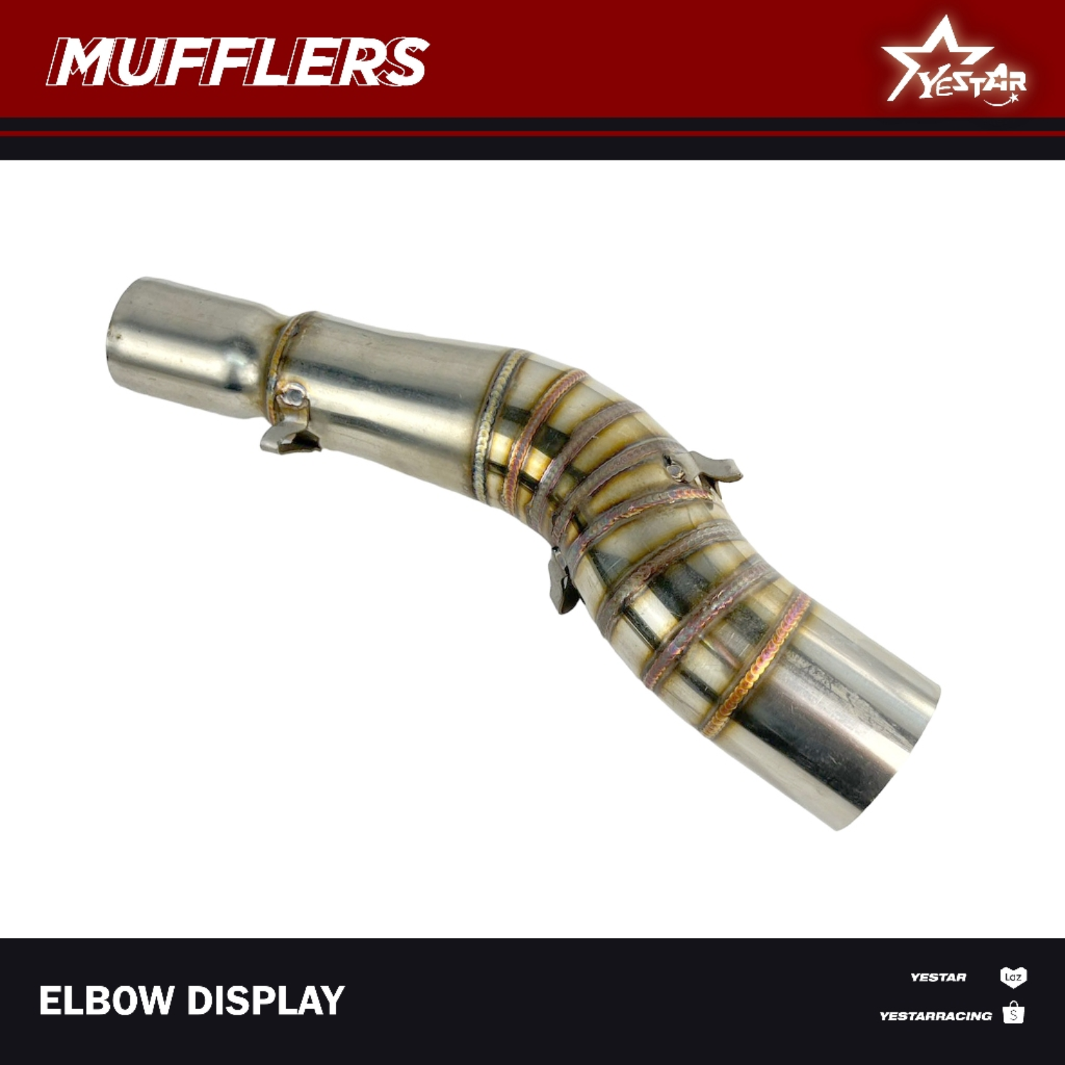 1 Set Muffler Pipe for Suzuki Raider 150 CARB with Elbow Full Exhaust ...