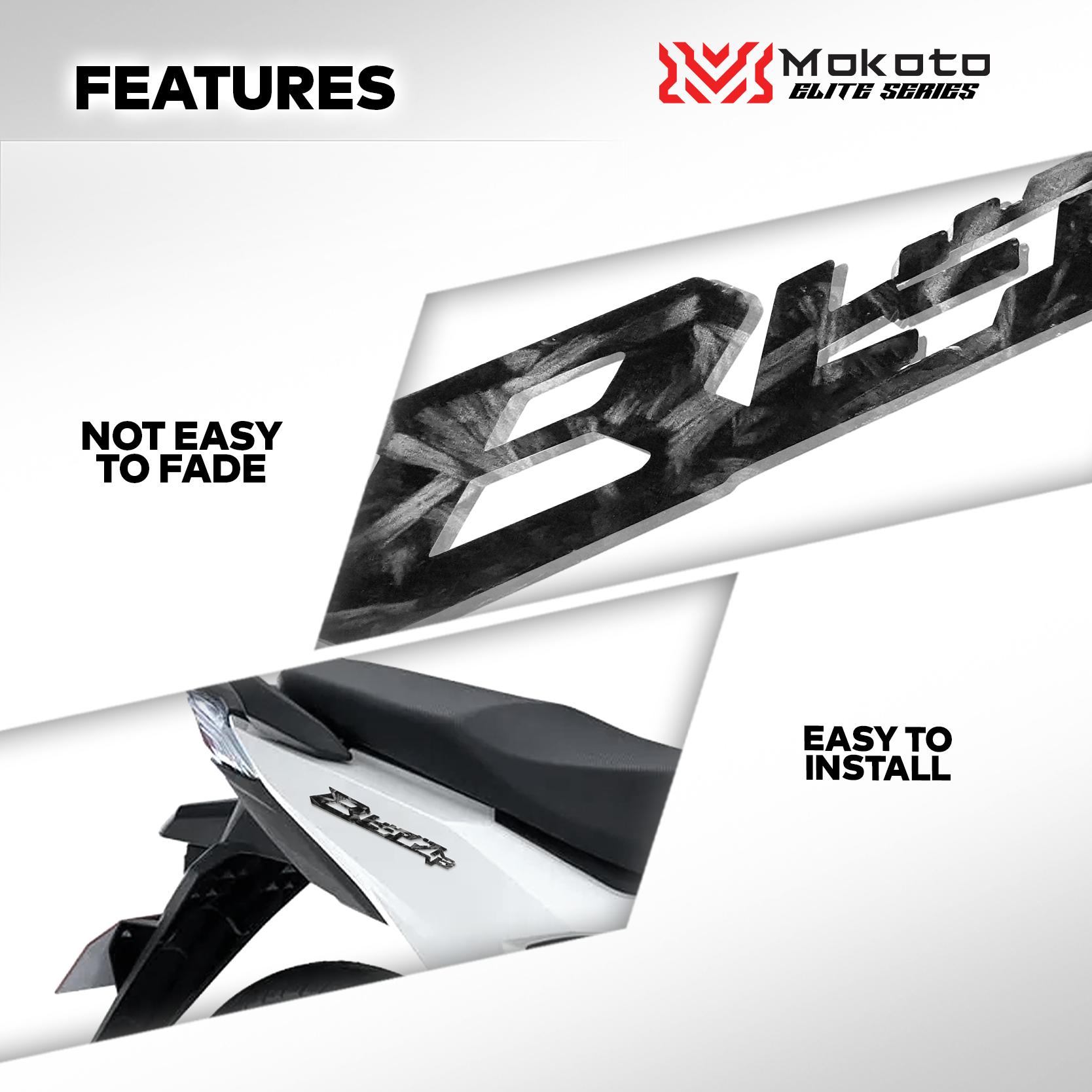 MOKOTO ELITE SERIES BEAT FI V3 EMBLEM MOTO-EEJ-10325 FORGED CARBON 3D ...