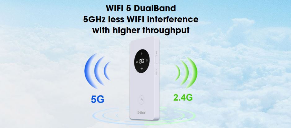 D-link DWR-U2000 WIFI5 5G Mobile WIFI Dual-Band nano sim 5000mAH | 5G ...