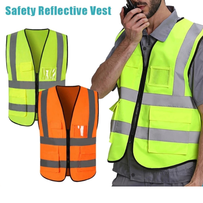 Safety Reflective Vest With Pocket High Visible best reflector motor ...